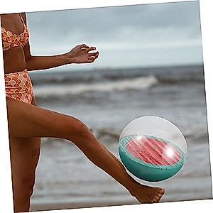 Alasum 1pc Watermelon Beach Ball Outside Toy Kids Swimming Pool Beach Balls for Kids Beach Pool Party Toy Summer Water Toy Watermelon Water Ball Inflatable Beach Ball Toy Inflatable Ball
