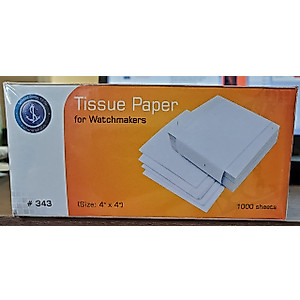 480 PCS Tissue Paper Anti Tarnish Jewelry Wrapping Sheets 4"x4" Watchmaker Lint Free 4x4