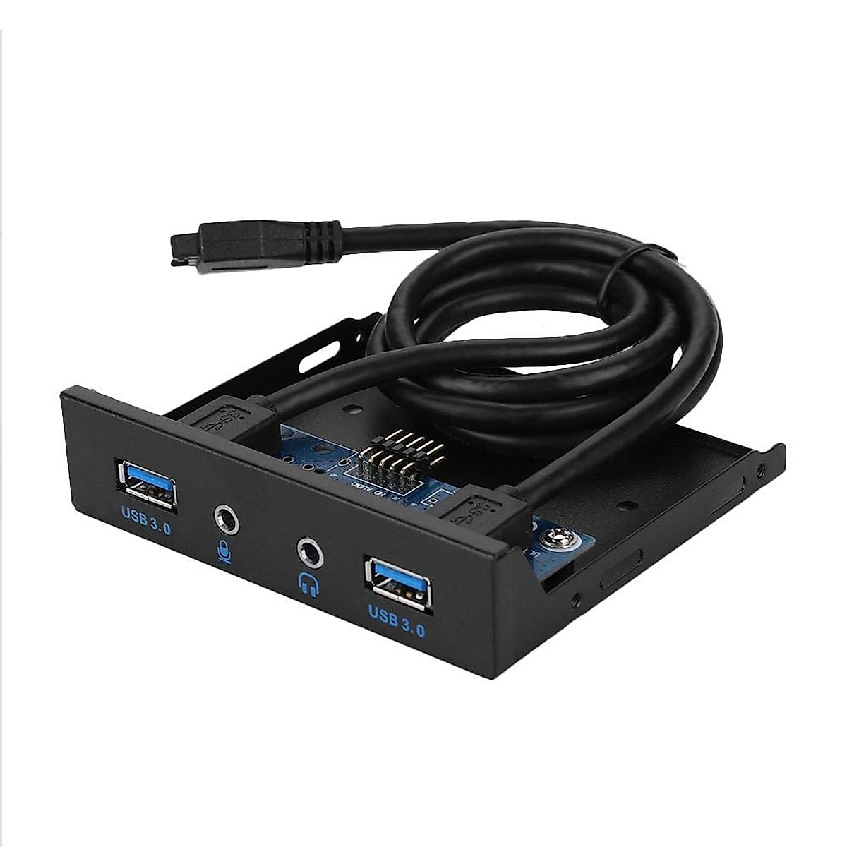 USB3.0 Front Panel,3.5inch 2 USB3.0 Interfaces with Mic Audio Front Panel,USB3.0 Audio Floppy Front Panel,USB 3.0 Front Panel Floppy Disk Bay Computer Case Front Bay
