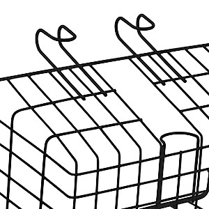 Retrospec Detachable Steel Apollo-Lite Lift-Off Front Bike Basket with Handles, Black