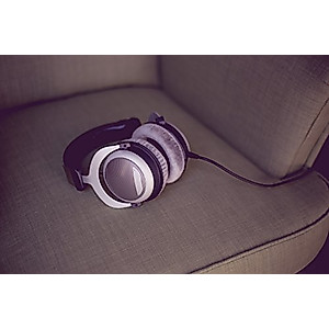 beyerdynamic DT 880 Premium Edition Over-Ear-Stereo Headphones. Semi-Open Design, Wired, high-end (32, 250, or 600 Ohm) (600 OHM, Gray)