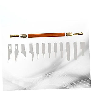 SEWACC 13pcs Knives Mobile Phone Film Cutter Carving Mobile Phone Films Tools Engraving Flat Set