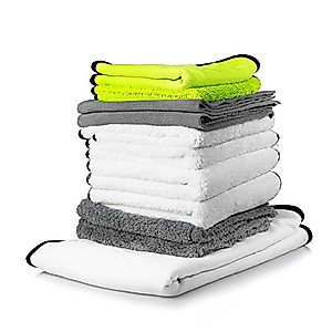 Adam's Microfiber Bundle - Great Kit to Restock on Microfiber - All of Our Bestselling Microfiber Towels (Complete Bundle)