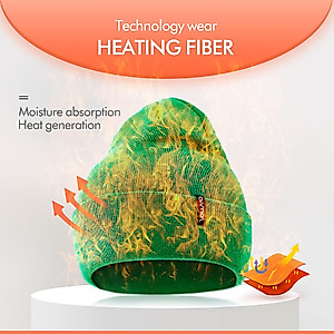 zowya Winter Beanie for Men Women Knit Cuff Snug Slouchy Skull Caps Classic Warm Spring Autumn 1-Hat (Green)