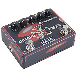 Dunlop SF01 Slash Octave Fuzz Stomp Box Guitar Effects Pedal w/ 2 Patch Cables