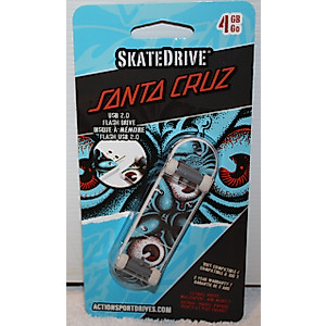 4GB Skatedrive Flash Drive USB 2.0 Mixed Skateboard Brands Retail