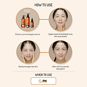 Eve Hansen Vitamin C Night Cream 2 oz - Anti Aging Face & Neck Cream with Vitamin E - Natural Face Moisturizer for Acne Scar Removal, Dark Circles, Filling Wrinkles