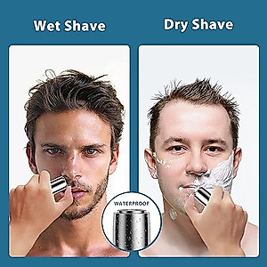 SweetLF Mini Electric Razor,Compact Electric Shaver, Travel Mens Shaver Electric Razor for Men Shavers for Men Mini Electric Shaver with Floating Head
