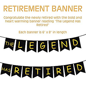 UrbanRed Retirement Party Decorations - Happy Retirement Decorations for Party - Farewell Party Decorations - Retirement Party Supplies Happy Retirement Banner, Retirement Sash & Retirement Balloons