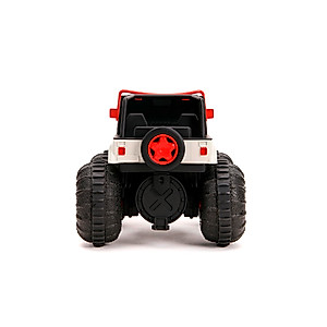 Jada Toys 253255045 Jurassic Park RC Sea and Land Jeep 1:16, Multicoloured