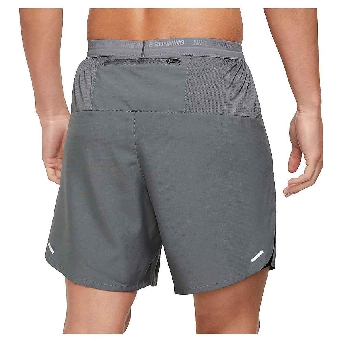 Nike Dri-FIT Stride Men's 7" 2-in-1 Running Shorts (as1, Alpha, m, Regular, Regular, Smoke Grey/Dark Smoke Grey/Black)