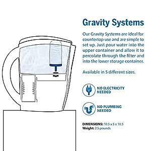 ProOne Water Filter Pitcher with Fruit Infuser, Filtered Water Pitcher for Kitchen, Office, Camping, or RVing, Independently Tested Proven to Reduce PFAS.