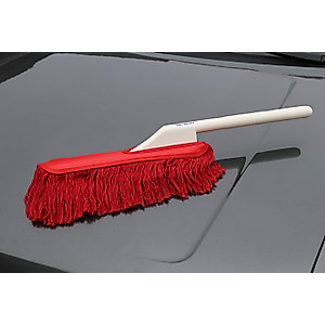 The Original California Car Duster California Car Duster 62443 Standard Car Duster with Plastic Handle, Red 25 Inch