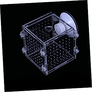 2 Pcs Fish Acrylic Incubator Baby Fish Incubator Fish Tank Tool Fish Hatchery Cage Aquatic Pet Supplies