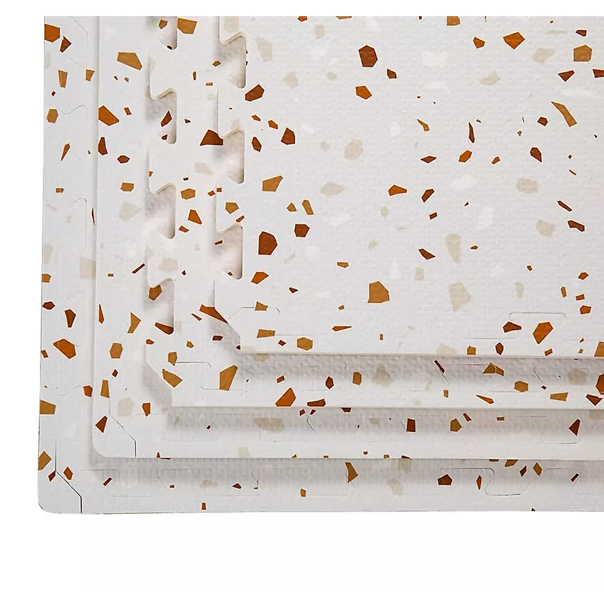 Baby Foam Play Mat (Brown Terrazzo)