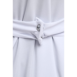 Marwa Fashion Muslim Hijab for Women - Premium Quality Hijab Scarves for Women made up of 100% Stretchable Polyester - White