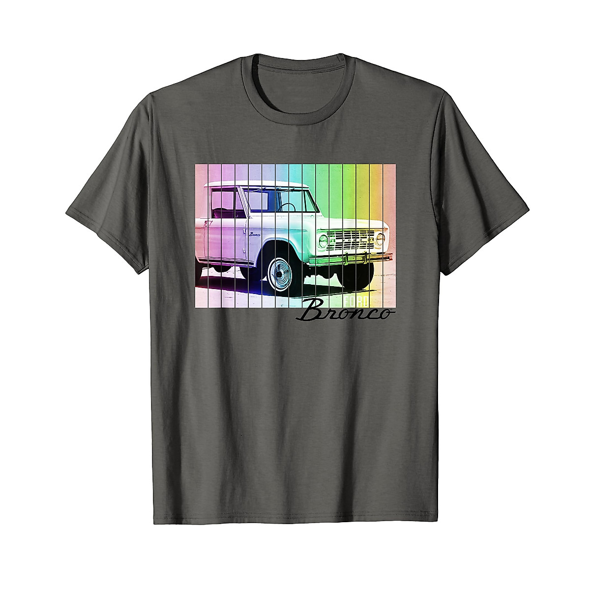Ford Bronco Retro Rainbow T-Shirt