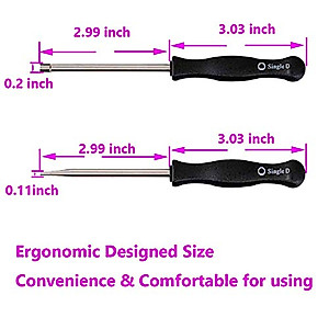11 Pcs Carburetor Adjustment Tool Screwdriver Kit for Common 2 Cycle Carburator Adjusting Small Engine Carb Tune up Adjusting Tool, Carburetor Adjuster Tool - Carb Tool Kit (band black Tool bag)