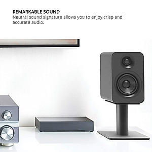 Kanto YU Passive 4" Passive Bookshelf Speakers with 1" Silk Dome Tweeter | External Amplifier Required | Pair | Matte White