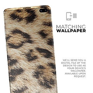 DesignSkinz Real Cheetah Animal Print Protective Vinyl Decal Wrap Skin Cover Compatible with The Samsung Galaxy S20 (Screen Trim & Back Glass Skin)