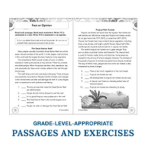Carson Dellosa | Skill Builders Reading Comprehension Workbook | 5th Grade, 80pgs
