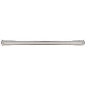 Hickory Hardware 1 Pack Solid Core Kitchen Cabinet Pulls, Luxury Cabinet Handles, Hardware for Doors & Dresser Drawers, 5-1/16 Inch (128mm) Hole Center, Stainless Steel, Greenwich Collection