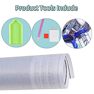 Fsnjcz 5D Zodiac Diamond Art Painting Kits Diamond Art Painting for Adults Kids DIY Full Drill Chinese Zodiac Paint with Round Diamonds Gem Art Crafts for Home Wall Decor 11.81x11.81in (Horse)