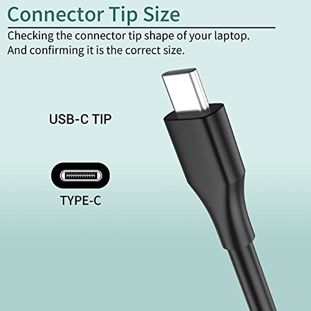 Chromebook Charger - 45W 65W USB C Laptop Charger, Fast Charging for Lenovo HP Dell Samsung Asus Acer Google Chromebook Charger, fit USB Computer Chargers for Laptops, Type c AC Adapter Power Cord