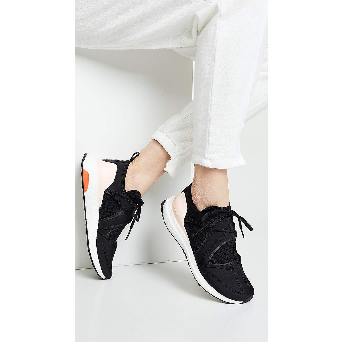 adidas by Stella McCartney Ultraboost T Women's Black/Soft Apricot F35837 (Size: 9)
