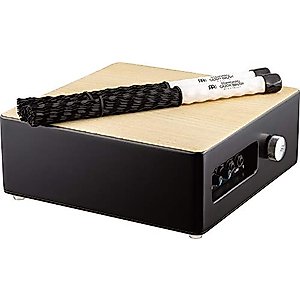 Meinl Percussion Pickup Cajon Snare with Electronics for Amp or PA System, Includes Standard Brushes — NOT Made in China — American White Ash/MDF, 2-Year Warranty (TMPPCS)