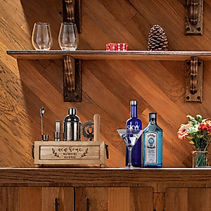 TJ.MOREE House Warming Gifts New Home, Bartender Kit with Stand “New Home, New Adventures, New Memories ” Gifts for New House