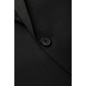 Lion Nardo Linen Blazer for Men Slim Fit Suit Jackets for Men Lightweight Blazer Jacket Men's Prom Suits Sports Coats Black