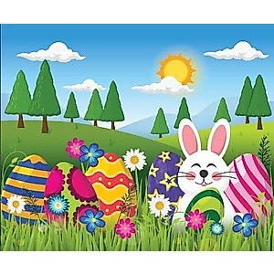 Madrona Brands Spring Easter Bunny Windsock - Durable Outdoor Hanging Yard and Garden Decoration 60-Inch