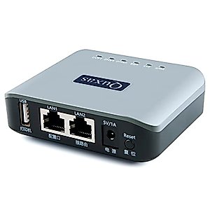 Quxas Print Server Ethernet to USB2.0 Network 1-Port LAN Print Server (LP-N110)