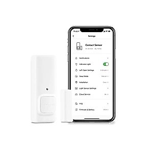 SwitchBot Door Alarm Contact Sensor - Smart Home Security Wireless Window Alarm and Door Sensor, Add SwitchBot Hub Mini to Make it Compatible with Alexa