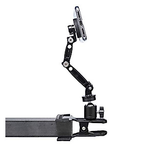 Livestream® Smartphone Ball Head Clamp Mount with Magnetic Mounting System and Extension Kit; Attach to Desk or Table. Easily Adjust Height of Device for Videos, Reading, or Live Streaming.