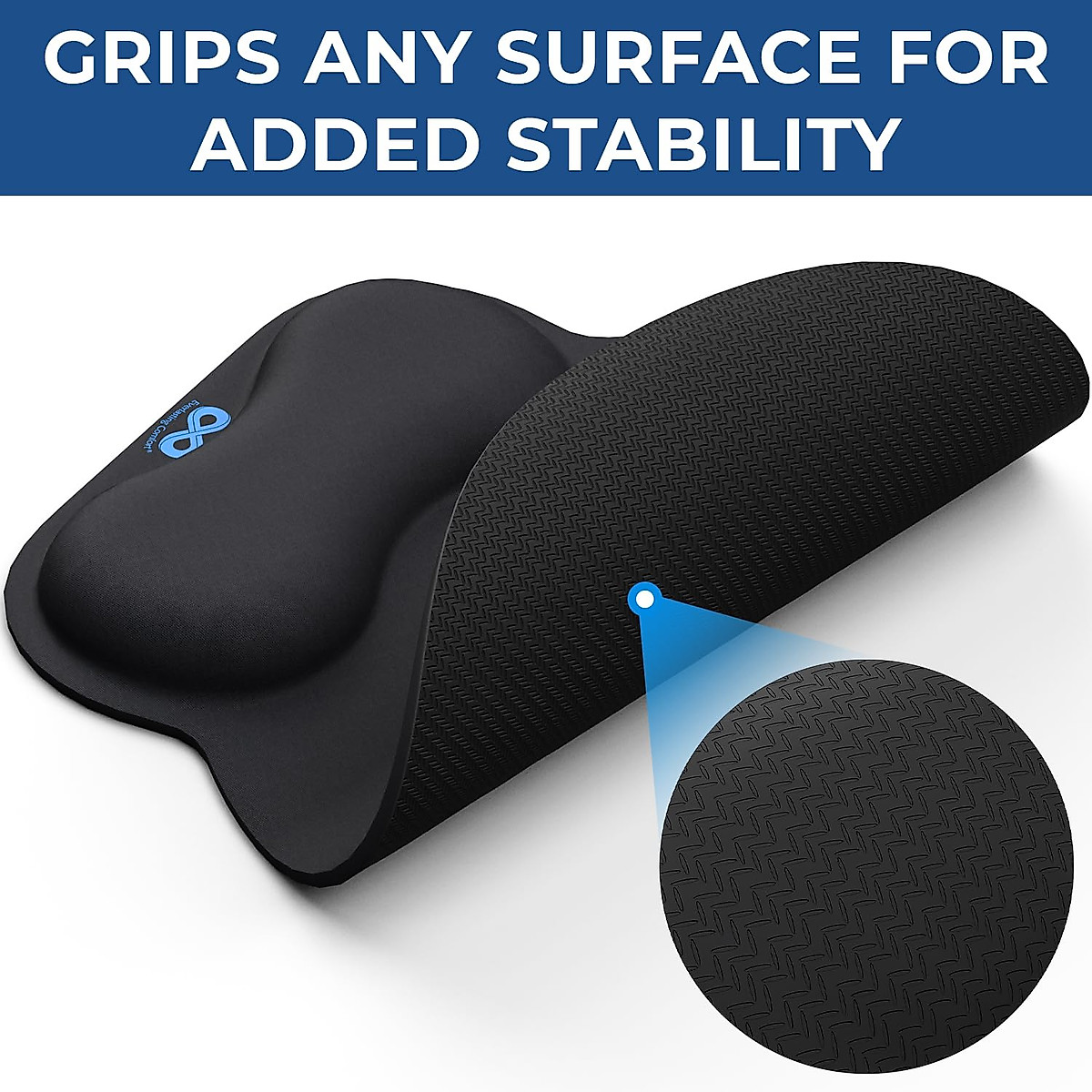 Everlasting Comfort Mouse Pad with Wrist Support - Includes Keyboard Wrist Rest - Ergonomic Memory Foam Desk Cushion for Carpal Tunnel - Computer, Laptop, Typing and Gaming Accessories