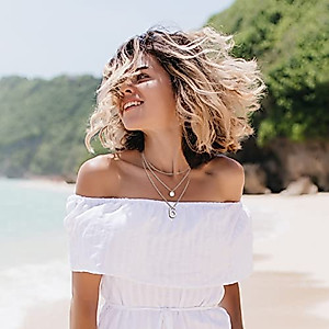 Frodete Gold Initial Charm Necklace for Women Gold Cherry Poker Boot Heart Letter Pendant Choker Paperclip Link Chain Necklaces for Womens Gifts for Christmas Stocking Stuffers