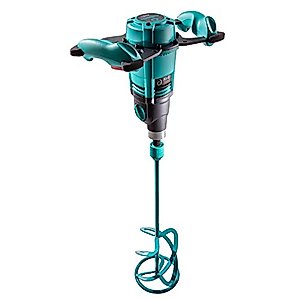 COLLOMIX Paddle Mixer - 110V, 2.1 HP Portable Concrete Mixing Drill with 2-Speed Gearbox & HEXAFIX Paddle Connection - Xo6R