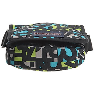 Jansport Flagstaff Small Messenger - Blinded Blue/Alien Green Jumble Jan, 1.6lt