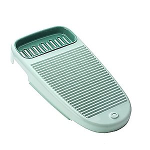 Emivery Portable Washboard for Laundry Mini Non Slip Underwear Sock Washing Board Plastic Clothes Washing Scrubbing Board for Home Bathroom Green