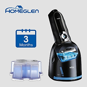 HOMEGLEN Shaver Cleaner Clean & Renew Refill Cartridges, 2 Count, Pack of 1