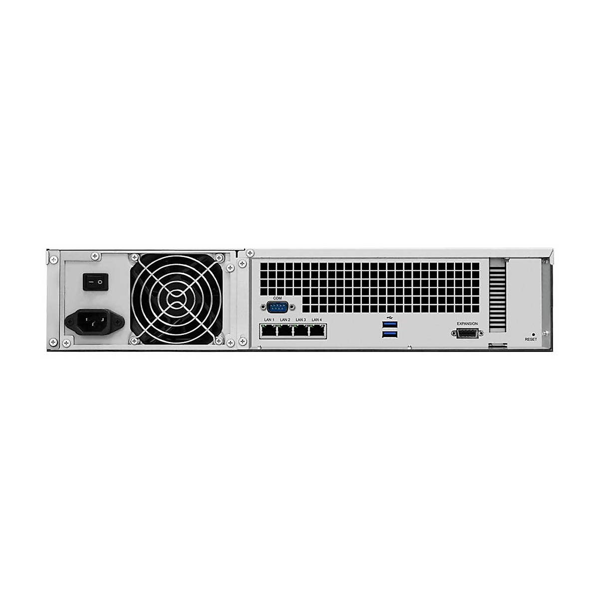 Synology RackStation RS2418+ NAS Server Bundle with Rail Kit, Intel Atom C3538 Quad-Core, 64GB DDR4, 24TB SSD, DSM Software