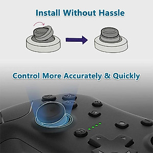 Precision Rings, Aim Assist Motion Controller 24PCS Precision Target Control Rings Suitable for PS4, PS5, Xbox One, Xbox Series X, Switch, Switch Pro Accessories 4 Different Strengths Motion Control