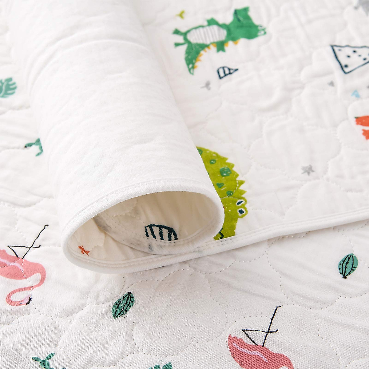 Catteyonce 2 Pcs 27x35Inches Waterproof Changing Pads,Reusable Leak Proof Crib Disaper Pads,Portable Unisex Baby Changing Mat for Home&Travel.