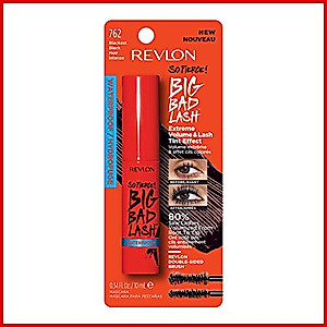 REVLON So Fierce! Big Bad Lash Mascara, 762 Waterproof Blackest Black, 0.34 Fl Oz