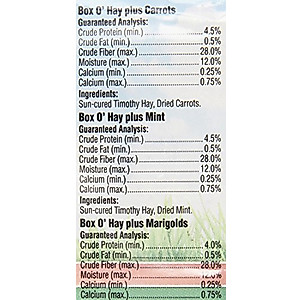 Kaytee Kaytee Tube O Hay Plus Marigold Treats, 4-Inch/2.7-Ounce