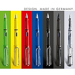 Lamy safari candy 021 Fountain Pen - Modern Aquamarine Colour Fountain Pen with Ergonomic Handle and Timeless Design - Nib Size F - Special Model