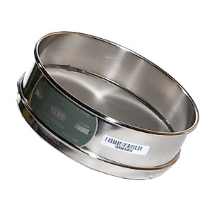 Advantech Stainless Steel Test Sieves, 12" Diameter, #100 Mesh, Full Height