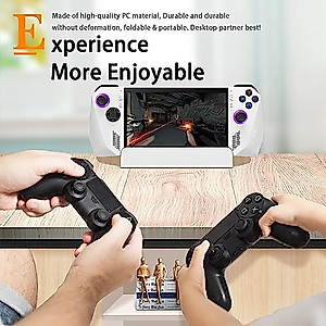 Miimall Compatible for ROG Ally Kickstand, Multi-Angle Adjustable Asus Ally Kickstand with Anti-Slip Pads Foldable&Portable Stand Base/Holder/Kickstand for Asus ROG Ally Handheld 2023 Accessories